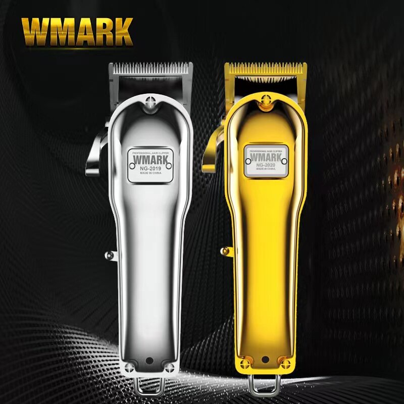 Wmark NG-2020B Wireless Metal Hair Clipper with Lcd Display 2500mah ...
