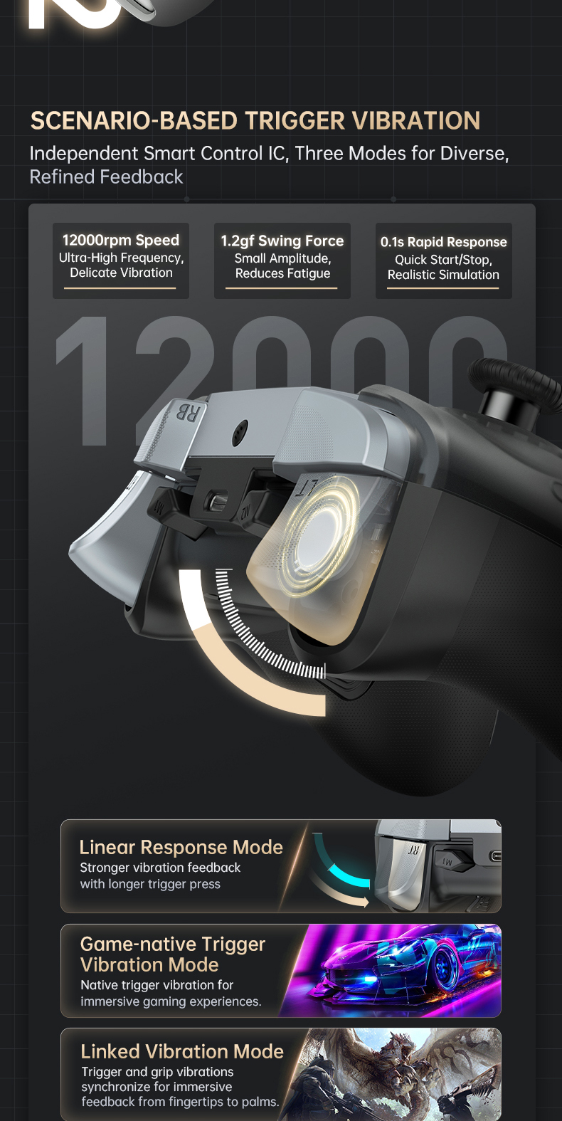 Machenike G5 Pro V2 Optical Gaming Controller Optical Trigger Optical ...