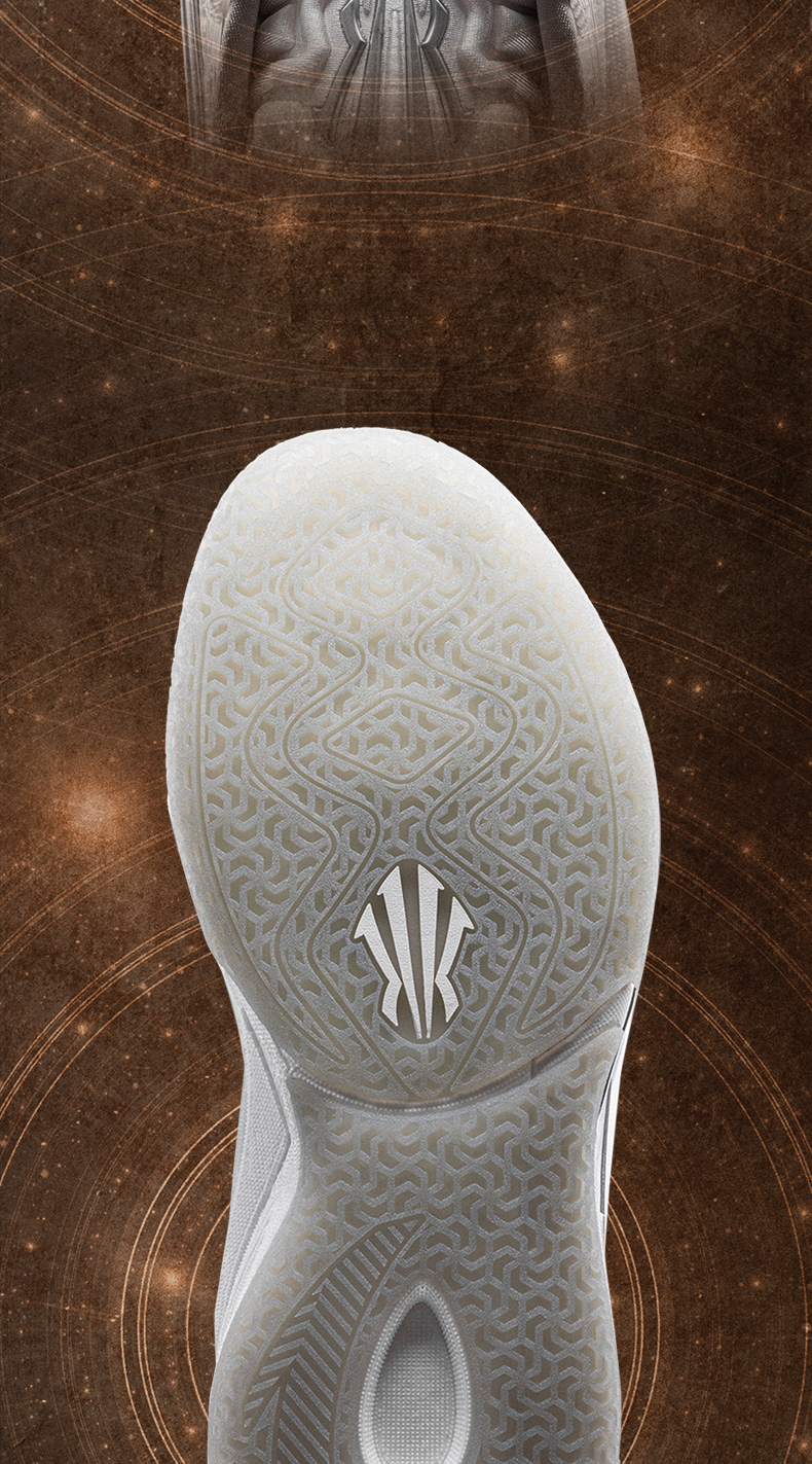[Kyrie Irving] ANTA Men KAI 1 Triple White Professional Basketball ...