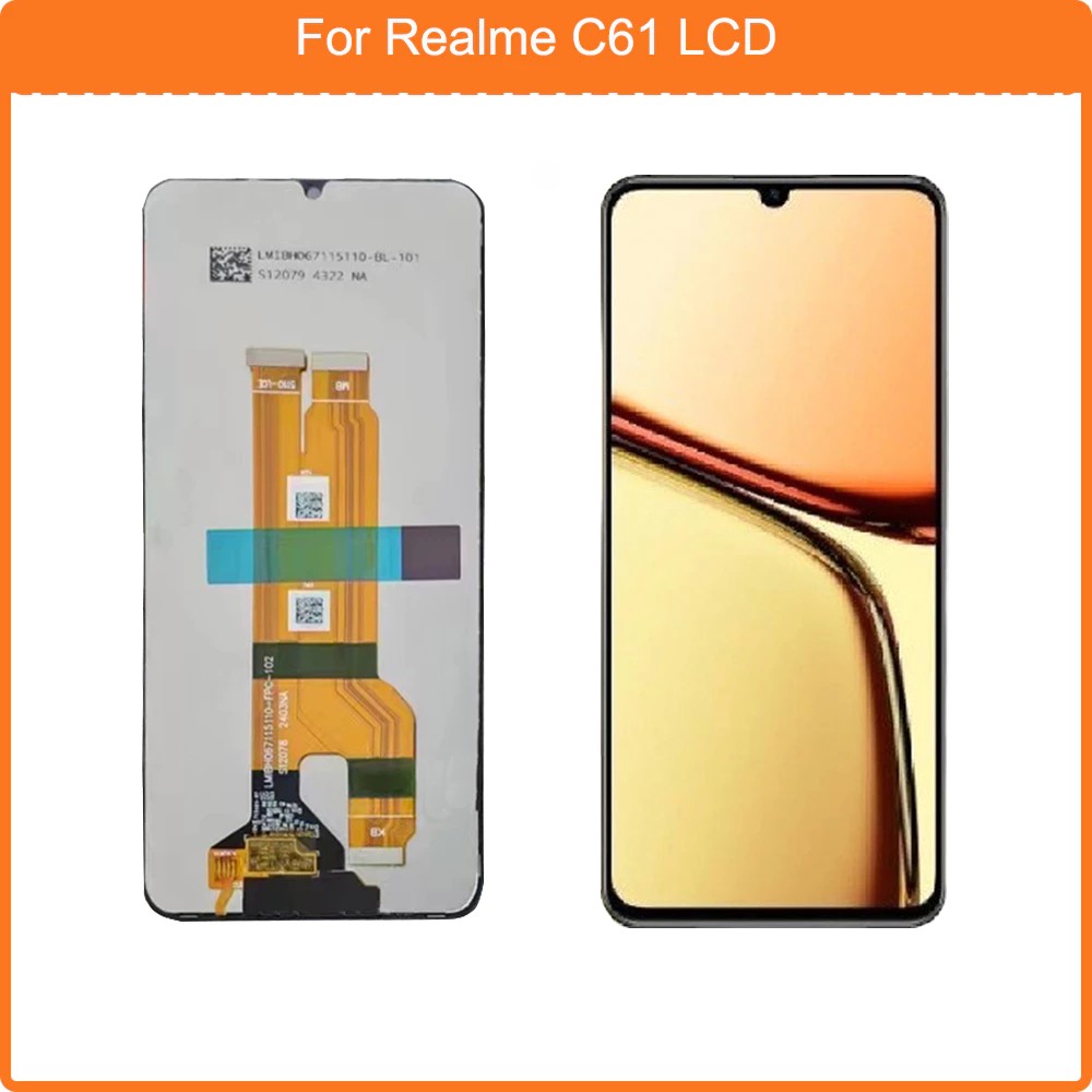 Original For OPPO Realme C63 C61 LCD with Frame Display Touch Screen ...