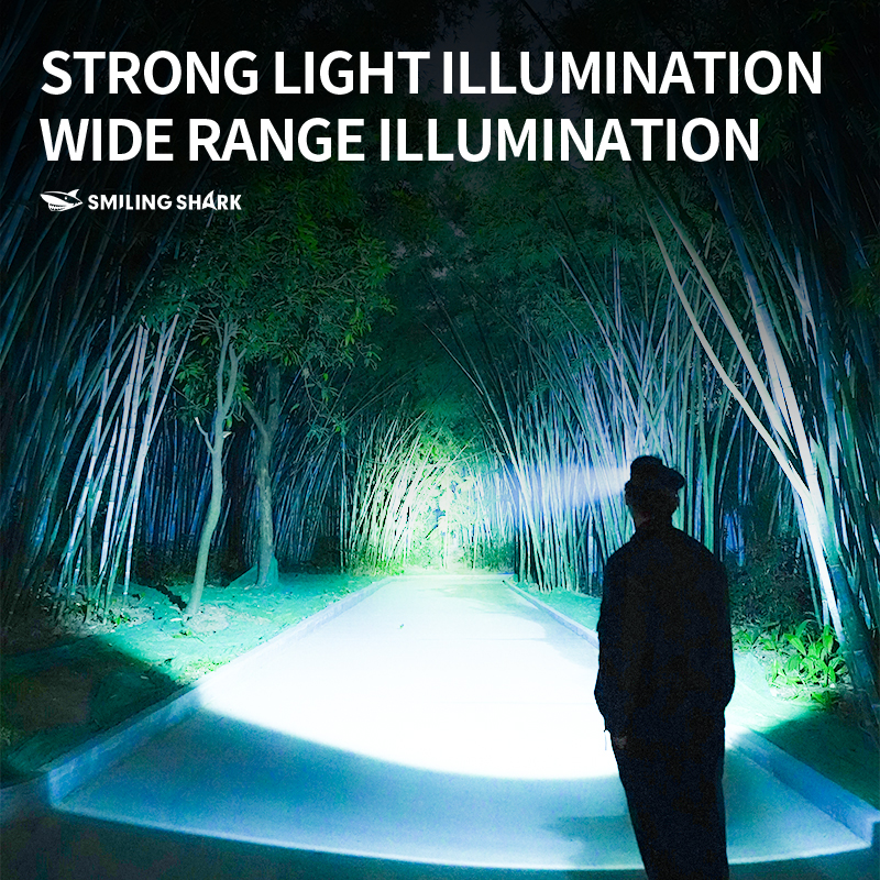 Smiling shark TD8027 LED Super Bright Headlight M77 10000LM 5Mode Type ...