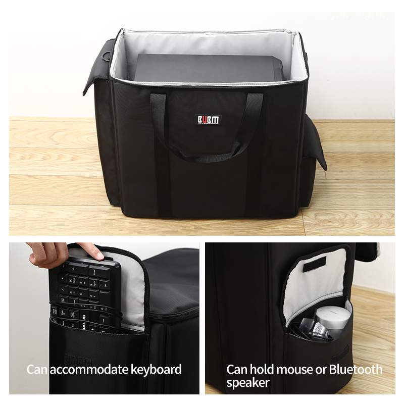 BUBM Upgraded Desktop 24" 27"PC Computer Travel Storage Carrying Case ...