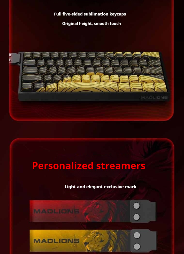 （NEW!）MADCATZ MAD 60/68H white E-esports magnetic axis keyboard with ...