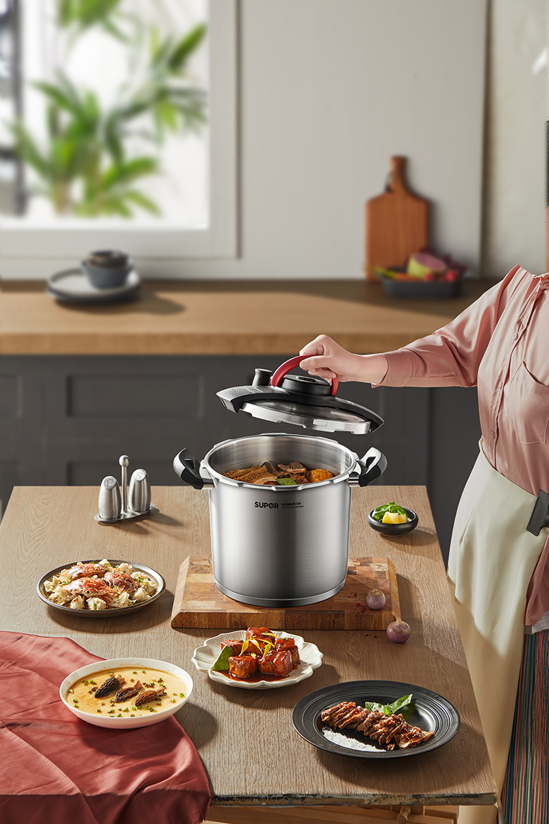 Supor Original 304 Stainless Steel Pressure Cooker Heavy Duty Explosion ...