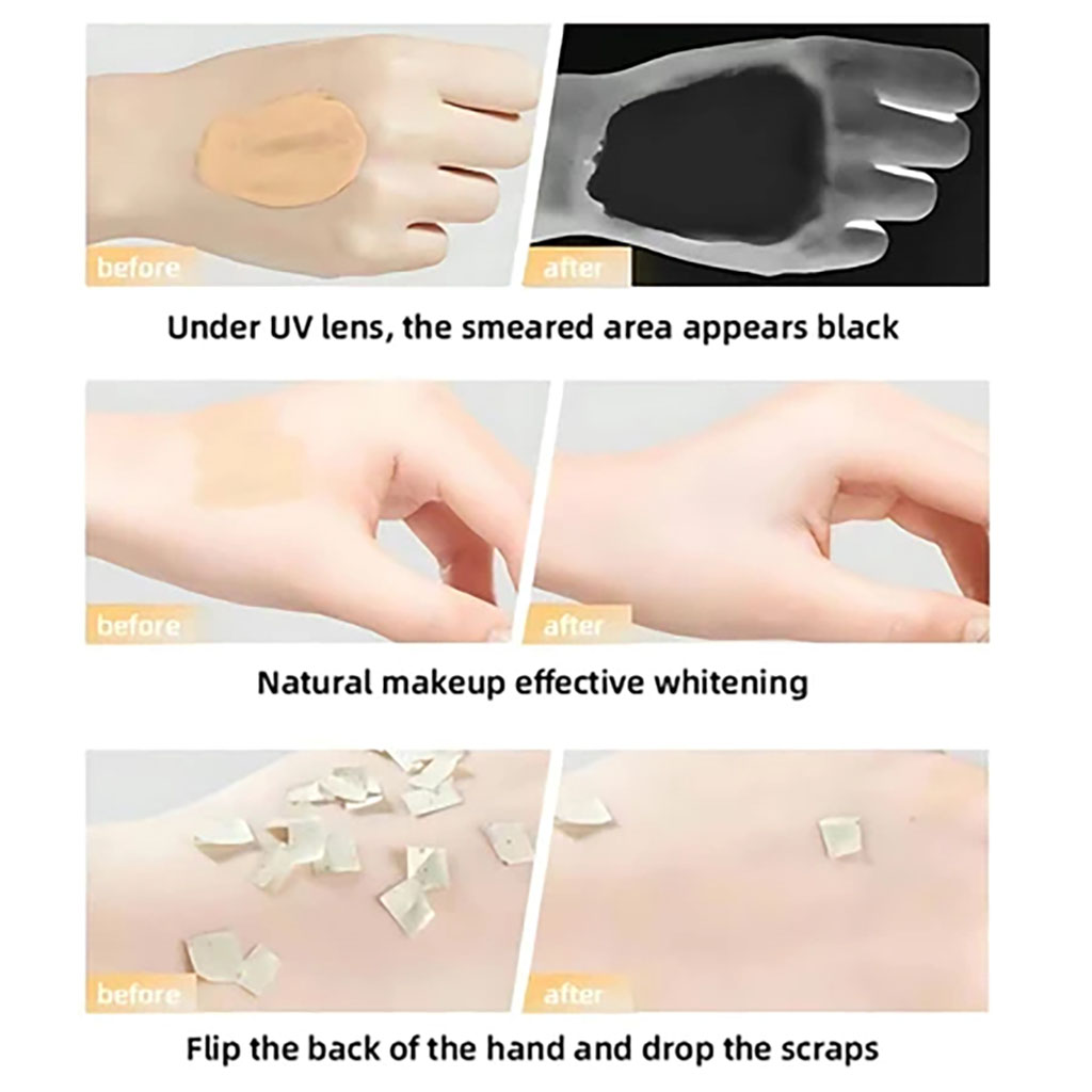 Rose Facial Sunscreen SPF90+ PA+++ Whitening Cream Long Lasting 60ML Skincare Facial Skin ...