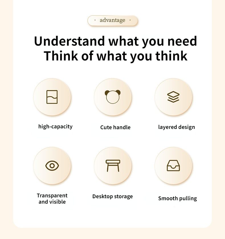 1/2/3/4 computer desk organizer desktop storage pen holder storage box ...