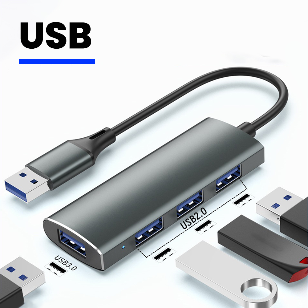 4-in-1 USB Docking Station Multi Port Adapter Card Expansion Dock USB 3 ...