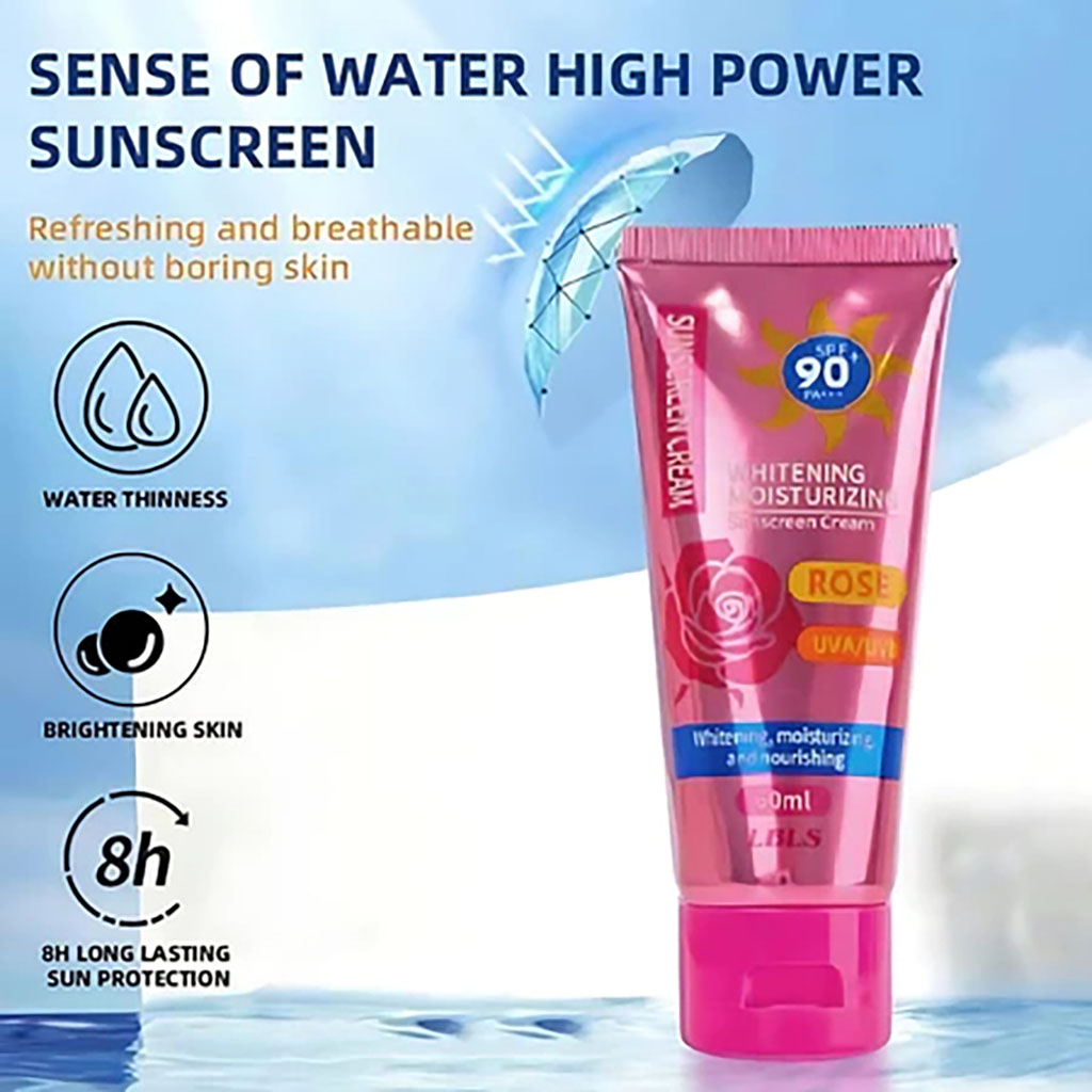Sunscreen Cream High Protection UV SPF90+ PA+++ 60ML Refreshing Tinted Sunblock | Shopee Philippines