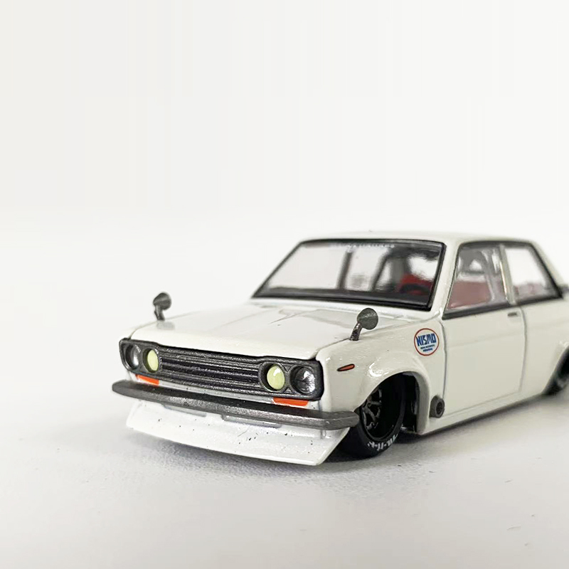 MINIGT+Kaido House 1:64 Model Car Datsun 510 Street Nismo V2 Alloy Open ...