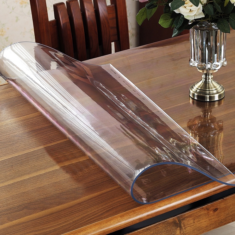 2MM PVC Table Mat Clear Protective Table Pad Waterproof Insulated Cover ...