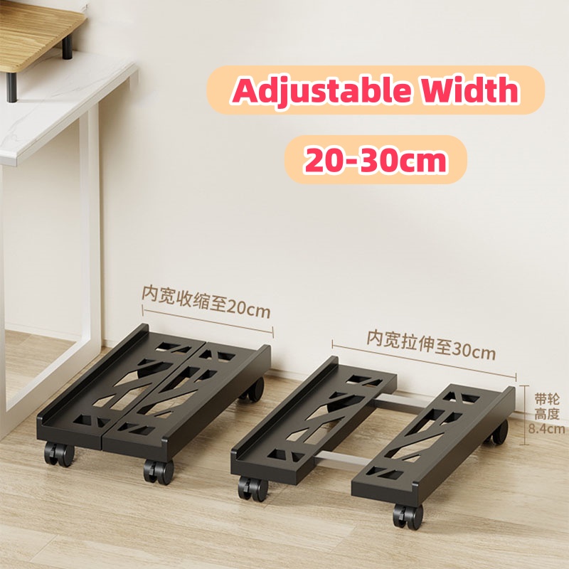 A++ Computer CPU Stand Base 360 Rotating PC Tray Desktop Rack Computer ...