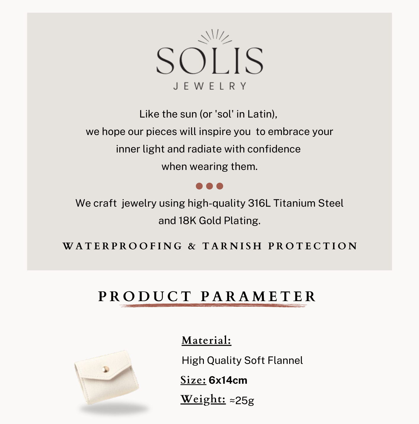 Portable Foldable Travel Jewelry Storgae Bag Organizer Small • Solis ...