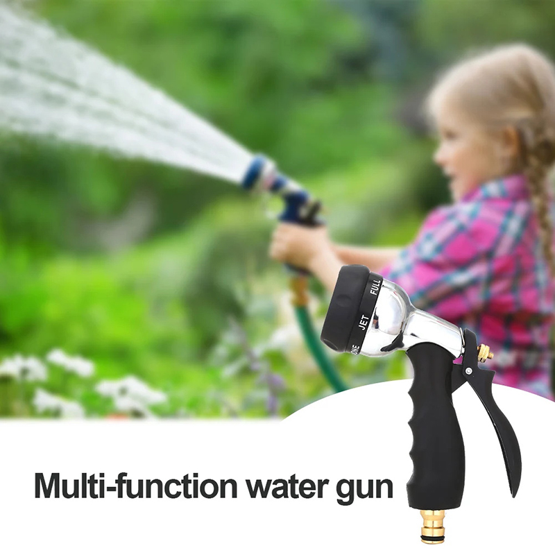 KIPRUN Metal Water Spray Gun, 7 Function Spray Nozzle, High Pressure ...