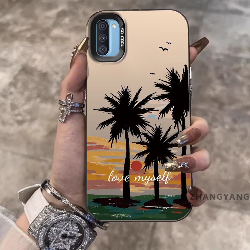 Case For Samsung A11 M11 Silicone matte material phone case aesthetics ...