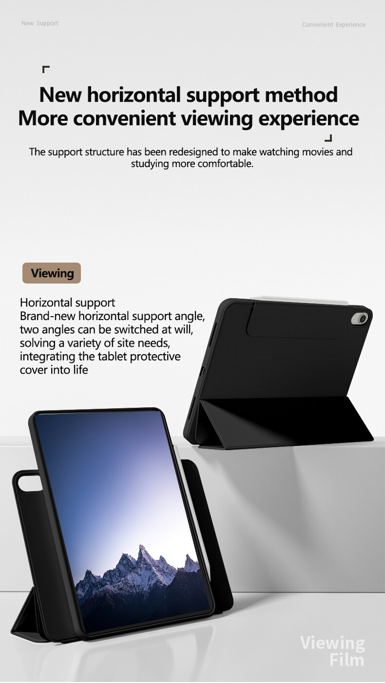 KENKE ipad case Removable, magnetic tablet hard case for ipad 2024 mini ...