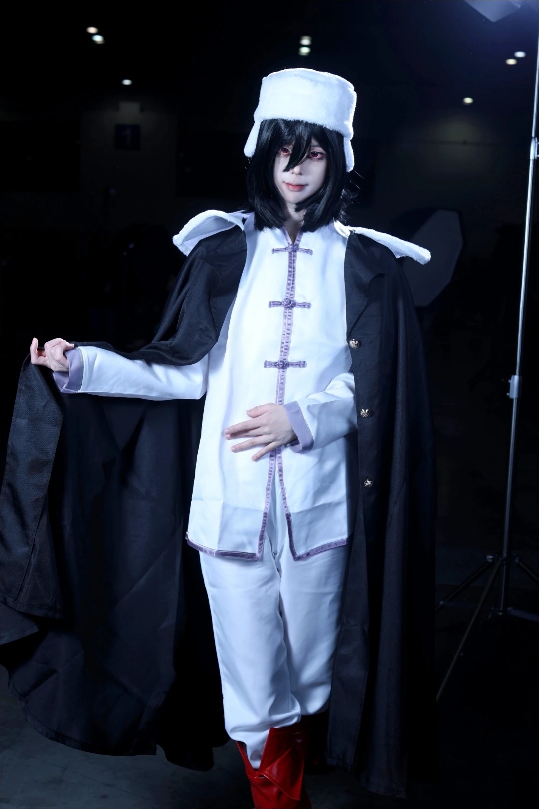 Anime Fyodor Dostoevsky Cosplay Costume Cloak Cape Top Pants Suit For ...