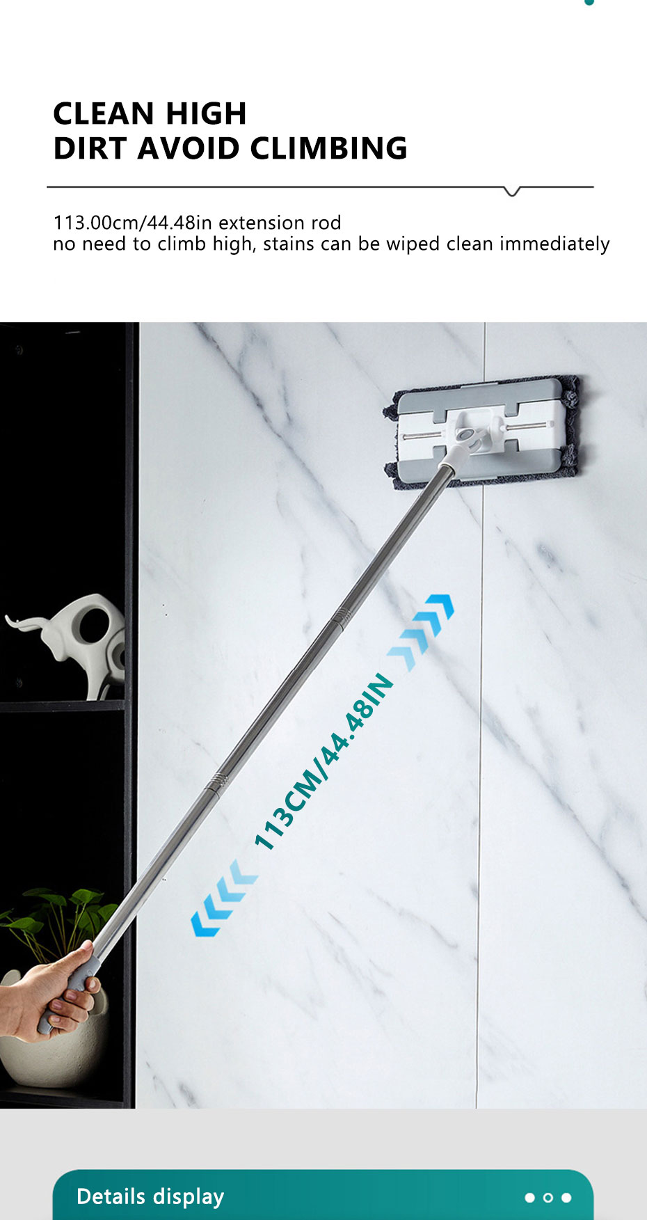 Electrostatic Dust Removal Mop Disposable Flat Mop Wet Tissue Wipes ...