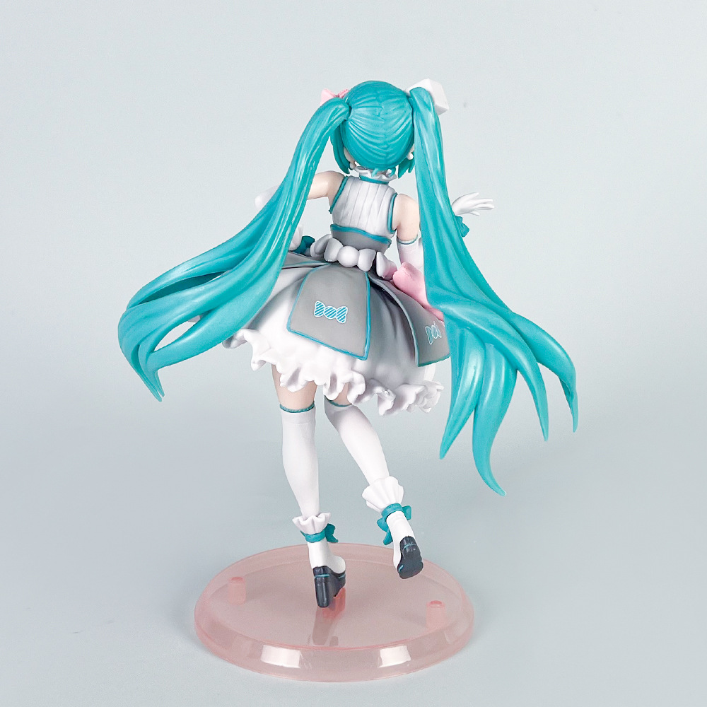 Sweet Girl Hatsune Miku Anime Figure Model Ornament 21cm Beautiful Miku ...