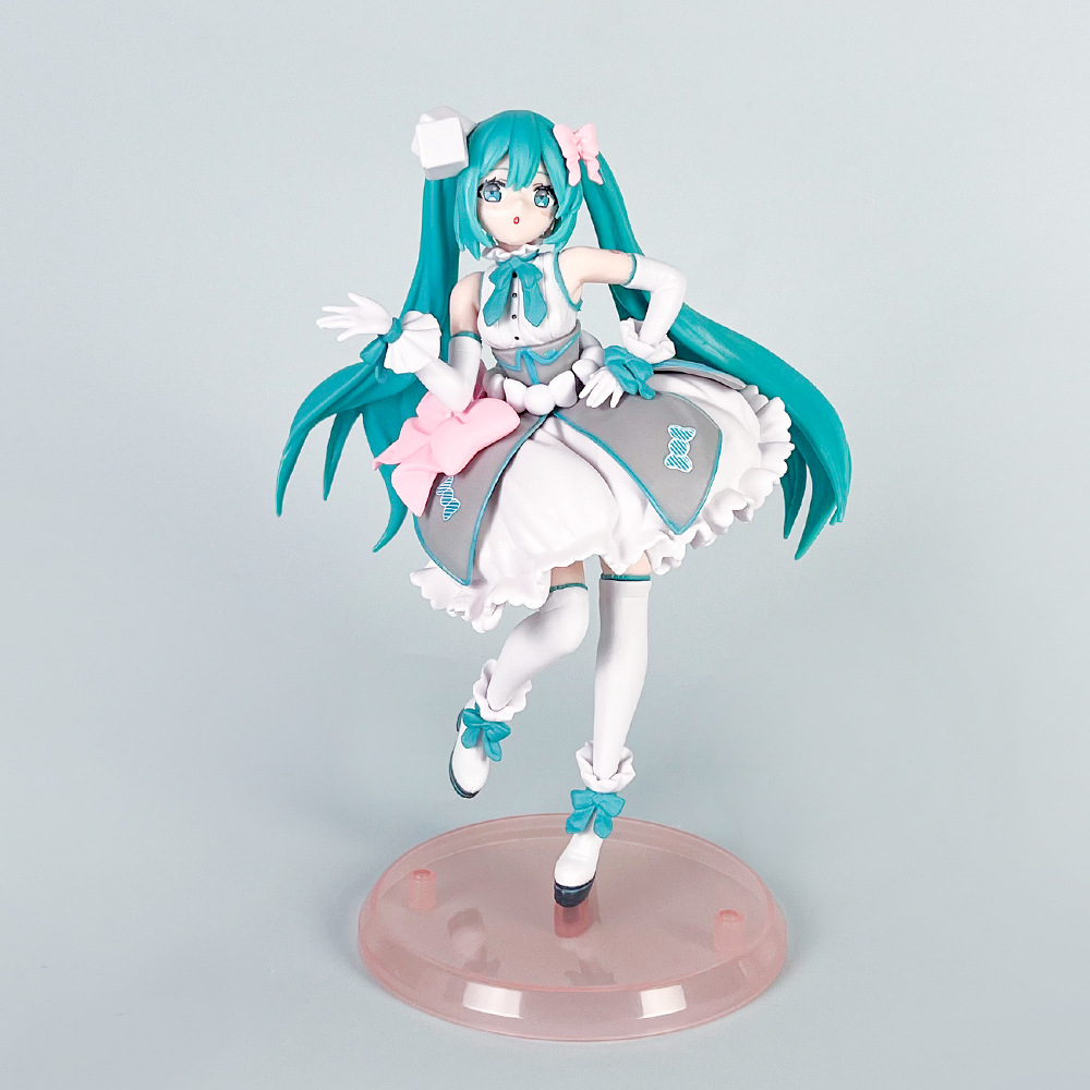 Sweet Girl Hatsune Miku Anime Figure Model Ornament 21cm Beautiful Miku ...