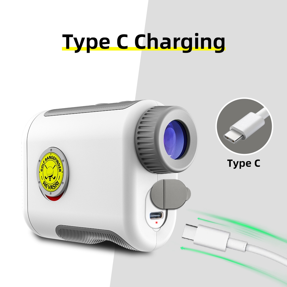 REVASRI Golf Laser Rangefinder with Slope Switch 1000Y Golf Laser Range Finder with Flag Lock ...