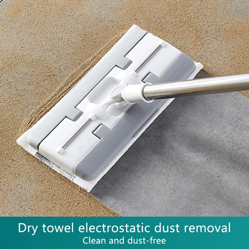 Dust Mop 360° Rotation Disposable Electrostatic Dust Removal Mop Suit ...