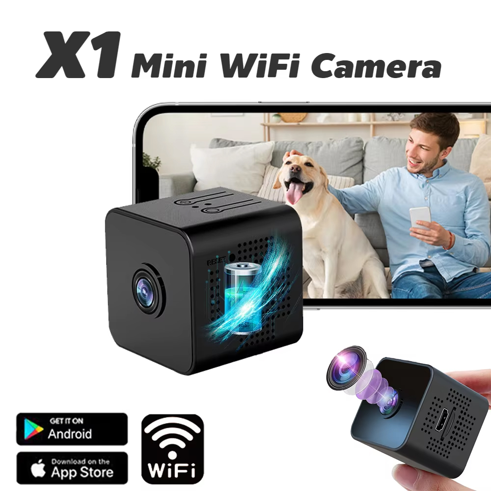 Mini WiFi Camera Security protection Remote Monitor Camera Tiny Home IP ...