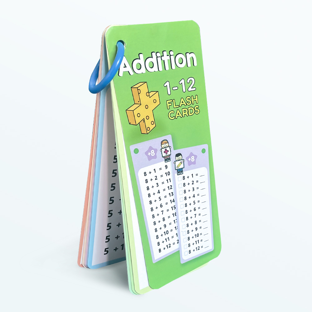 15pcs Addition Flashcards for Kids, Math Flashcards 1-12 Times Addition ...