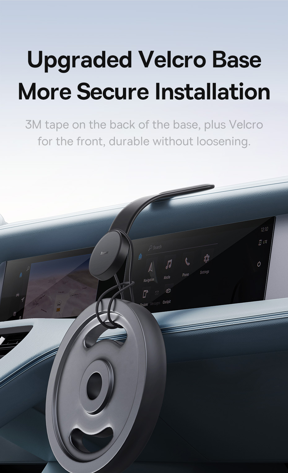 Baseus C02 Magnetic Car Phone Holder Easy Paste With Universal ...