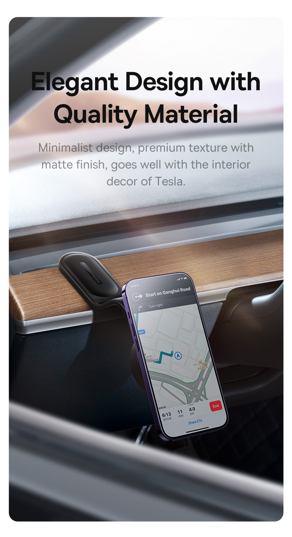 Baseus C02 Magnetic Car Phone Holder Easy Paste With Universal ...