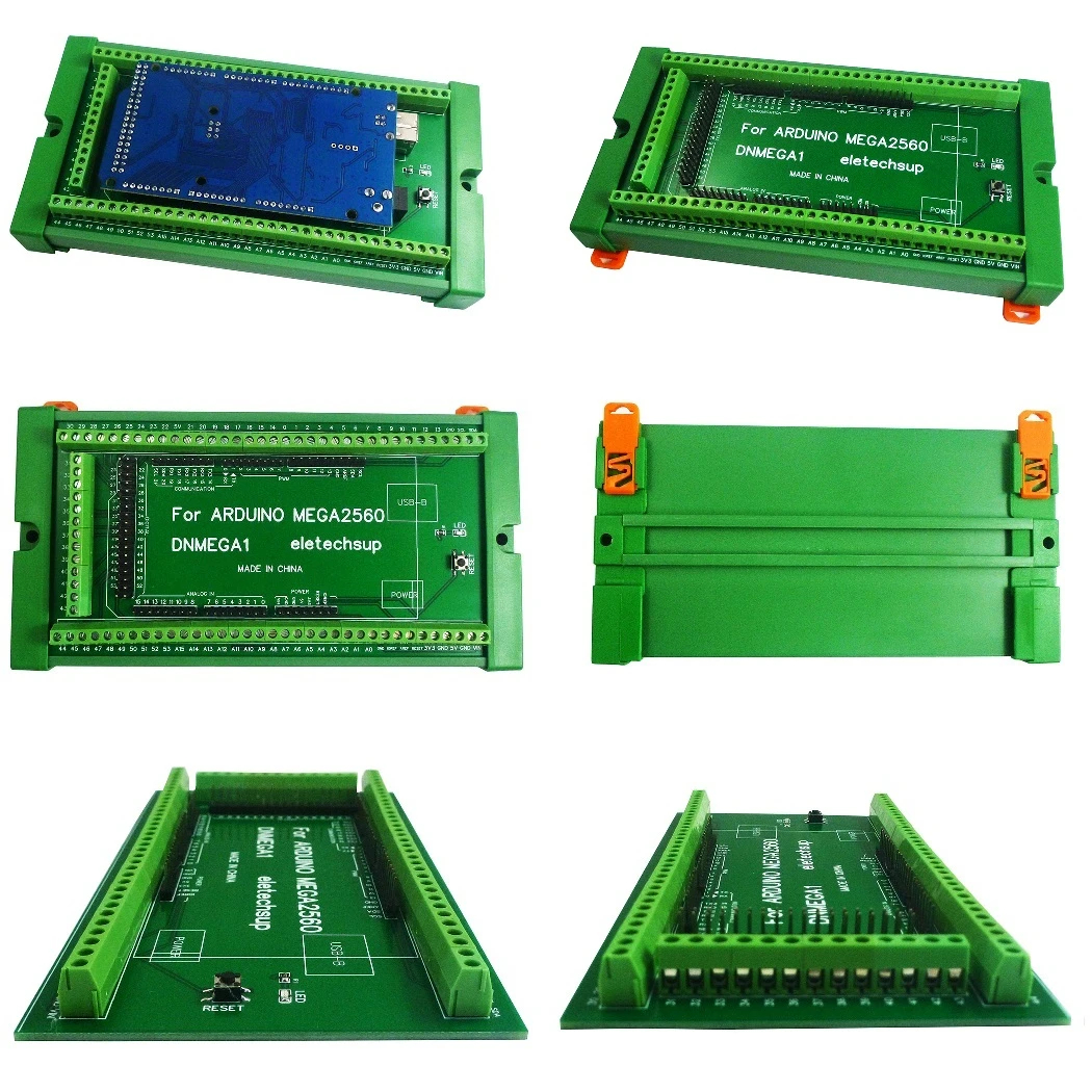 DNMEGA1 DIN Rail Mount Screw Terminal Block Adapter Module For Arduino ...