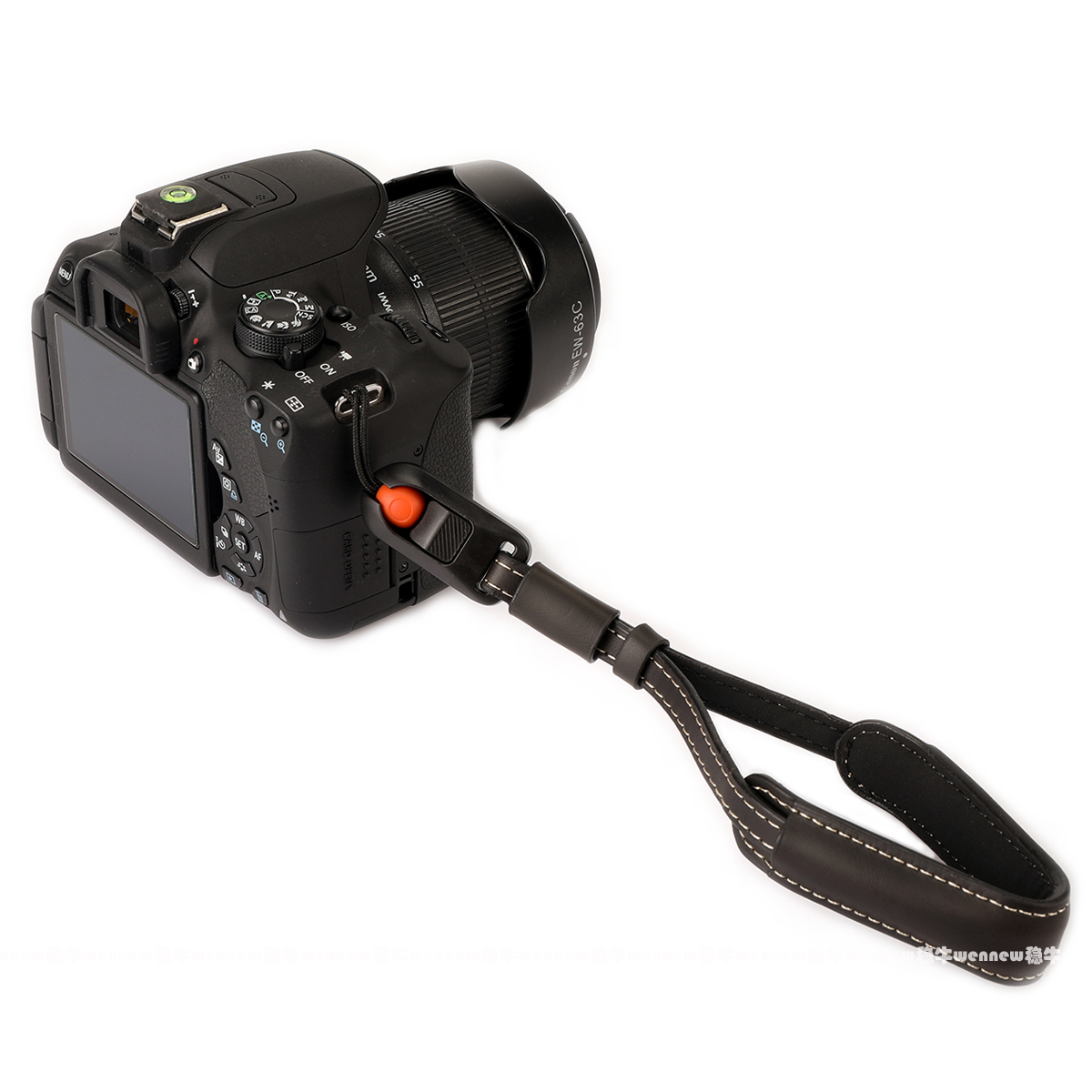 Quick Release Buckle Quick Beads PU Leather Camera Hand Wrist Strap for ...