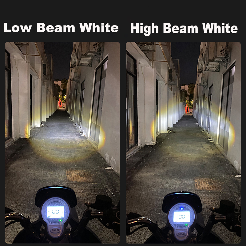 Universal Dual-Color Car Bulbs T19 P15D H6M PX15D LED White 3000K ...