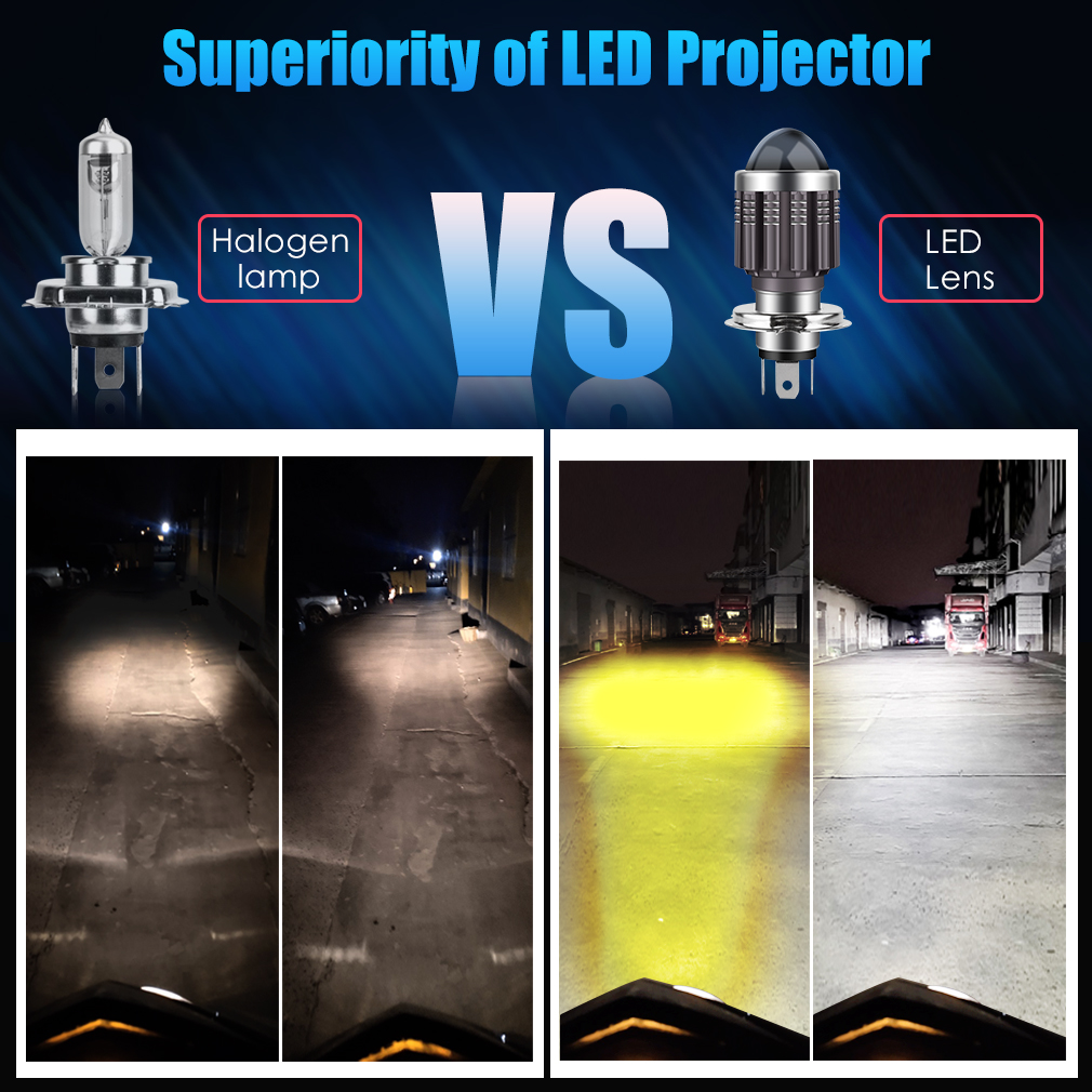 Universal Dual-Color Car Bulbs T19 P15D H6M PX15D LED White 3000K ...