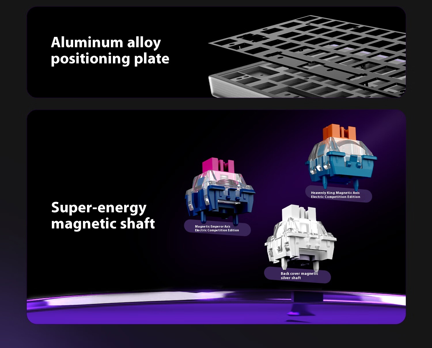 Madcatz NANO68 Gaming Magnetic Axis Full Key Hot Plug Mechanical ...