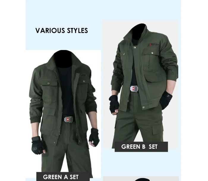 Work Clothes suit Men's Thickened Uniform Construction Site Factory ...