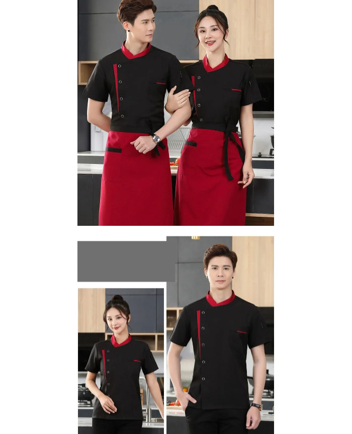 Chef uniform for men chef clothes chef uniform Chef's men's short ...