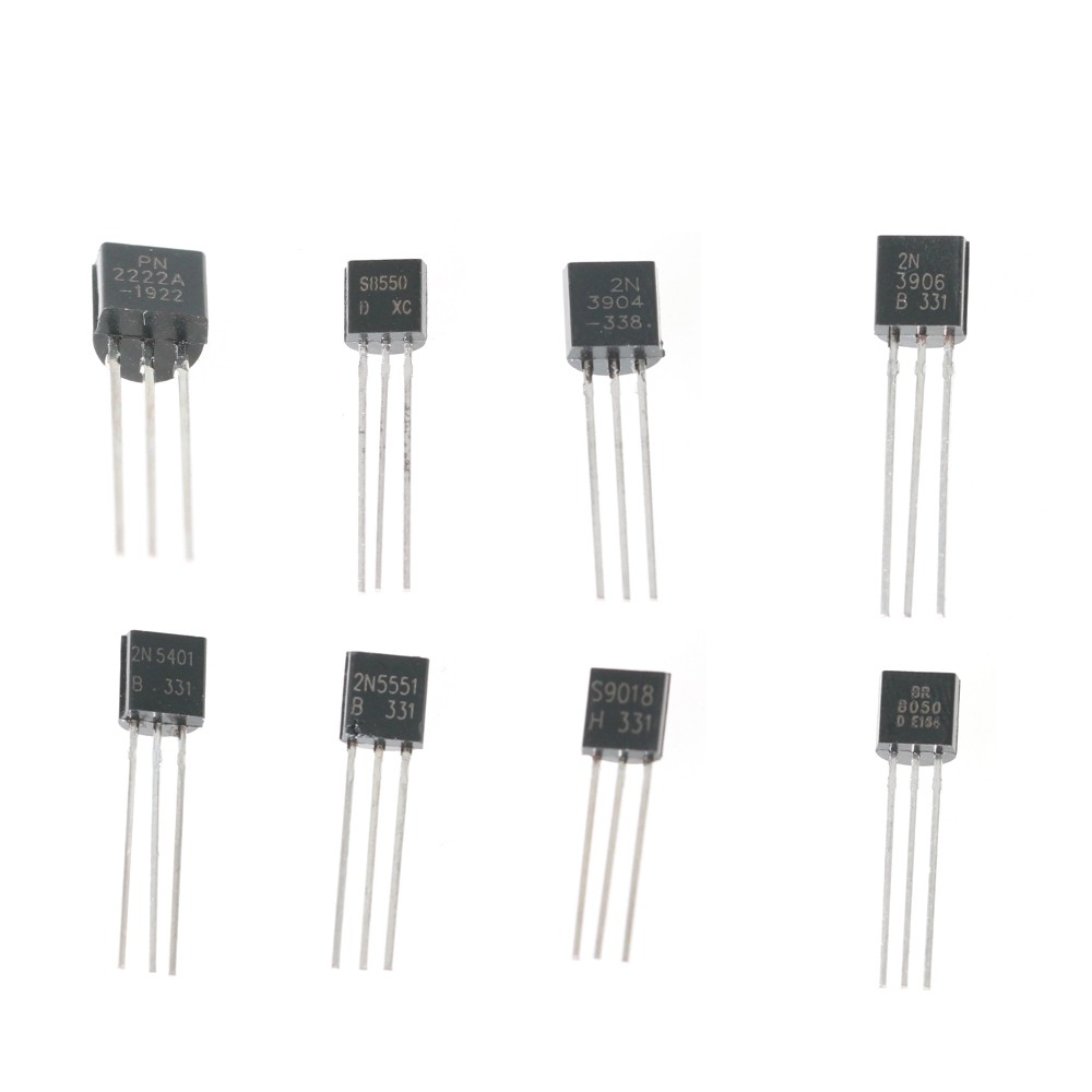 600pcs/Box 15 Kinds Transistor kit set TO-92 30-160V 50-1000mA NPN ...