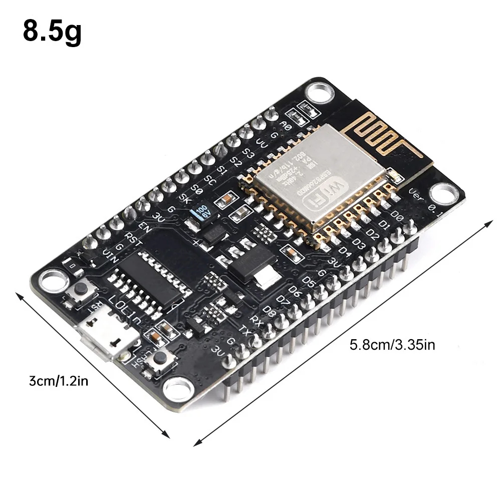 NodeMCU V3 ESP8266 ESP-12E WIFI Development Board CH340G Square ...