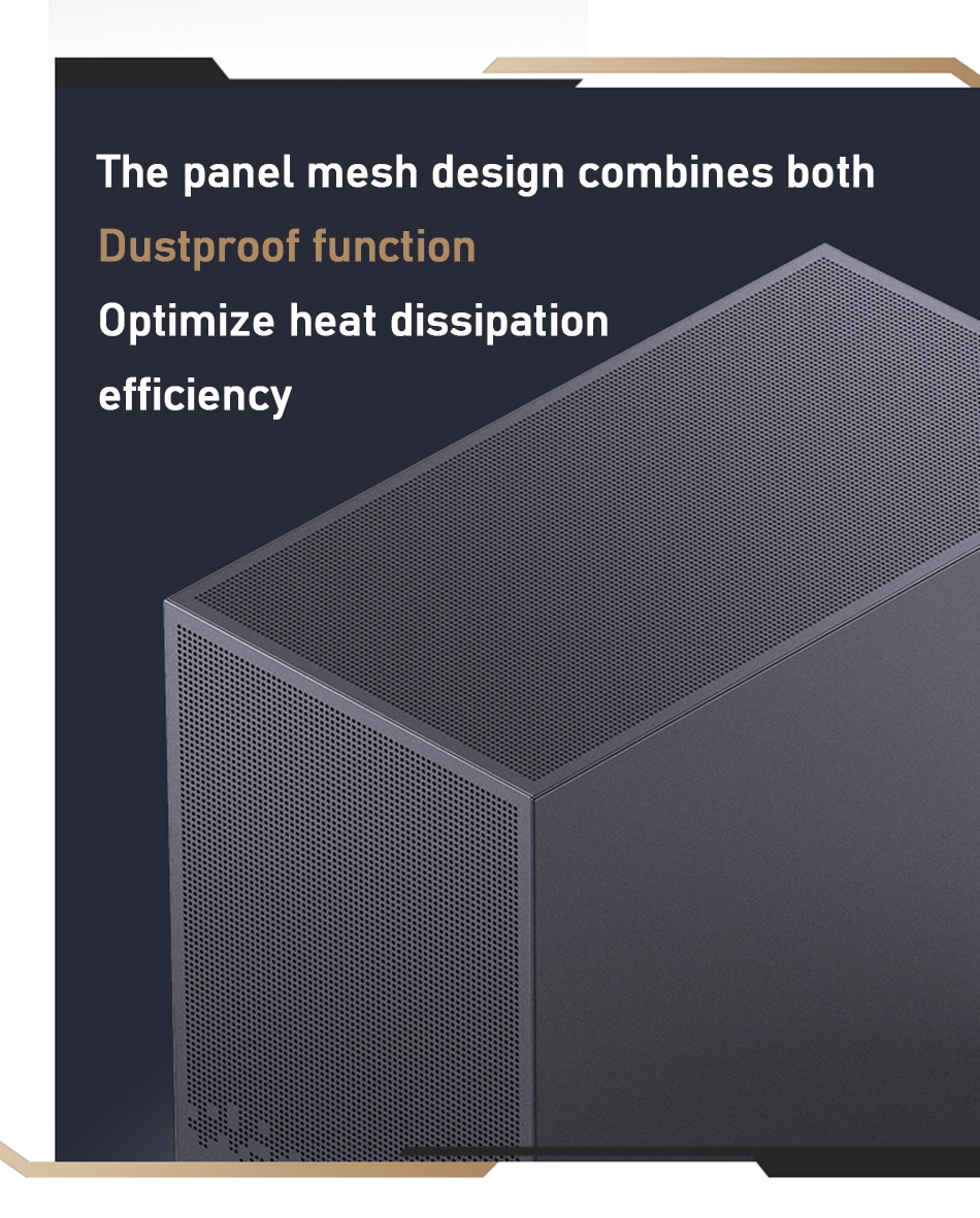 Jonsbo D32 STD/PRO Black MATX Desktop Small Case Support ATX/SFX Power ...