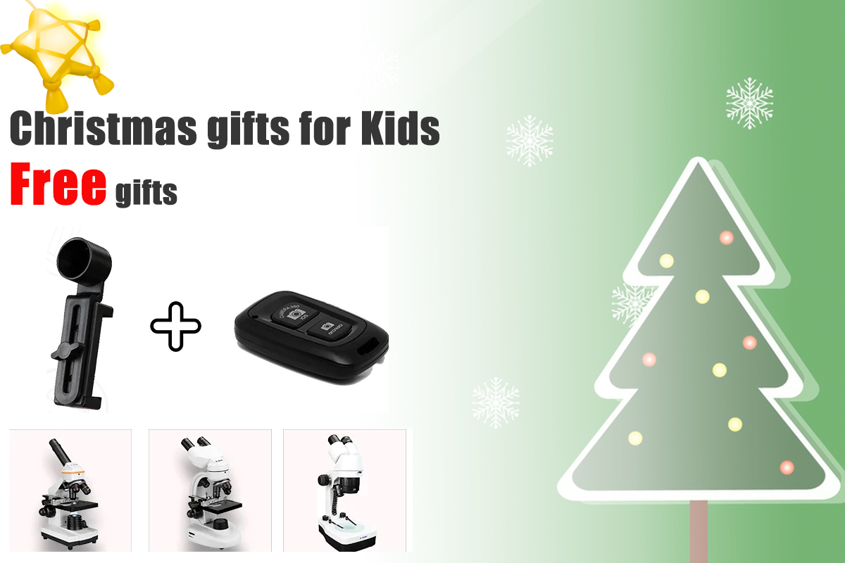 SVBONY SV605 Led Light Double Barrel Biological Microscope 80X-1600X ...