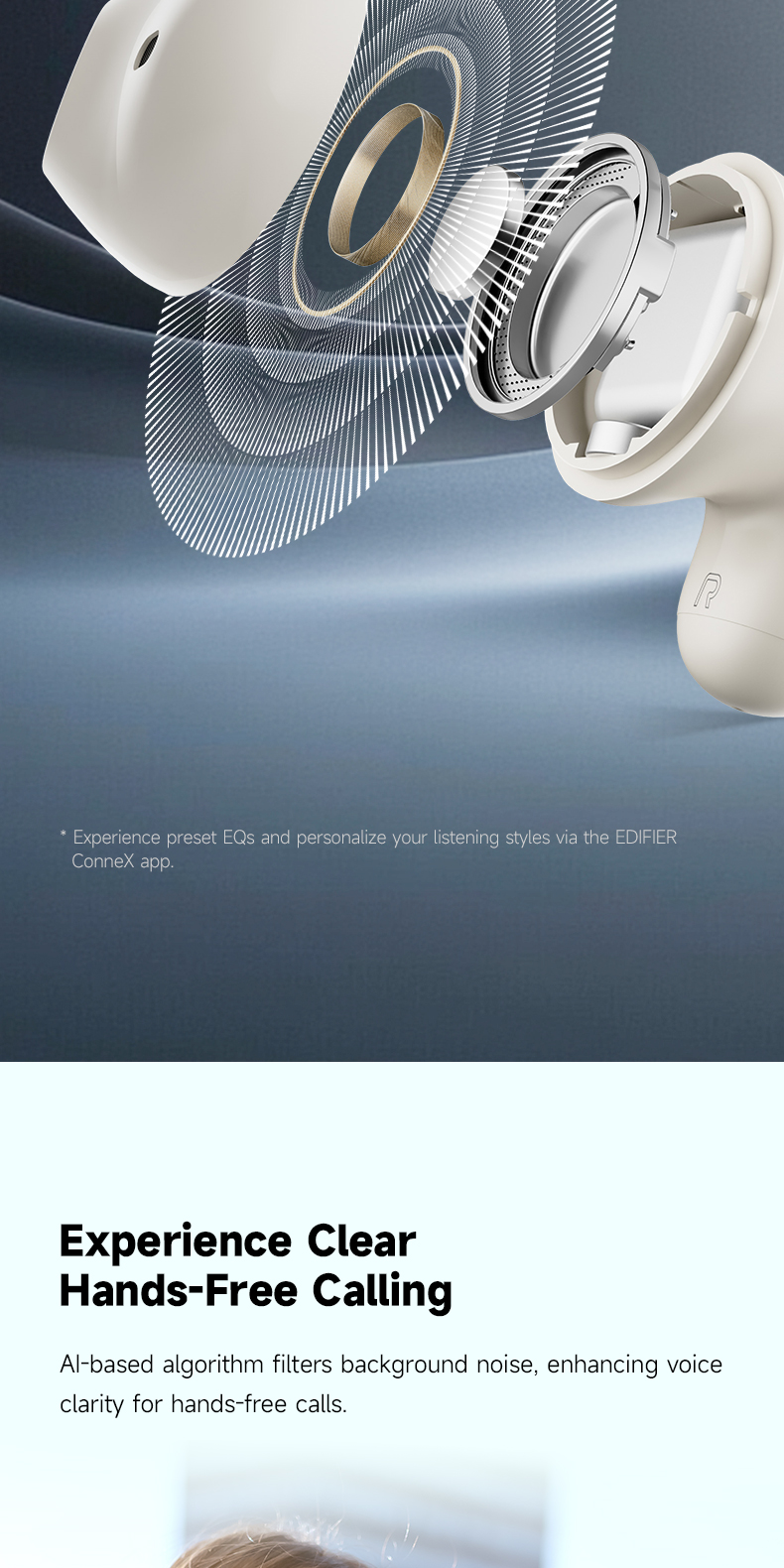 EDIFIER T10 Bluetooth V5.4 AI Call Noise Cancellation SBC Supports Fast ...