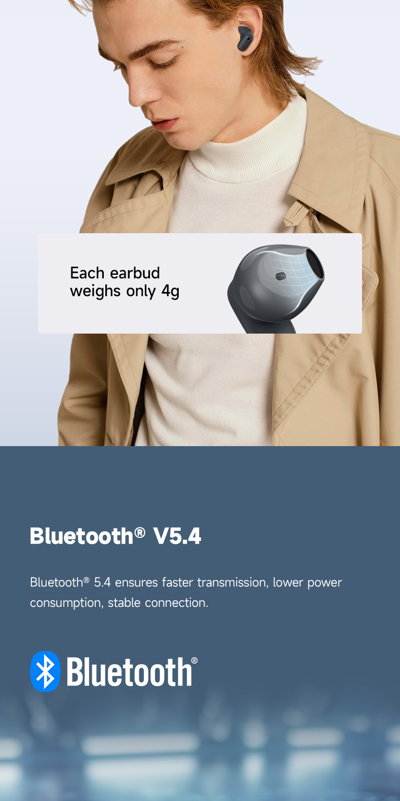 EDIFIER T10 Bluetooth V5.4 AI Call Noise Cancellation SBC Supports Fast ...