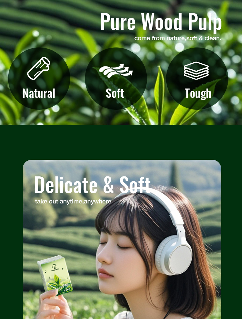 20/30/40 bags of pocket tissues, soft handkerchiefs, pocket tissues ...