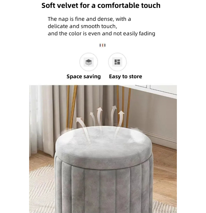 Dressing stool Nordic stool household cloth art sofa stool fashionable ...