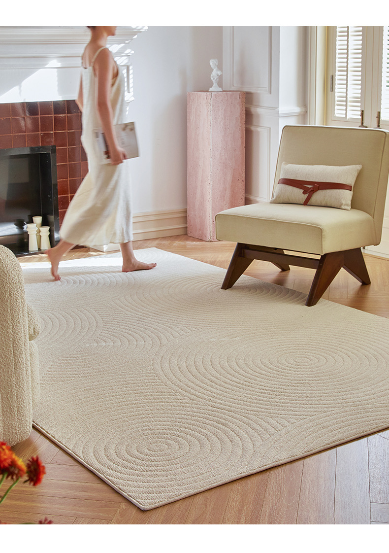 High quality carpet for bedroom,Diatom filament material,cream colored ...