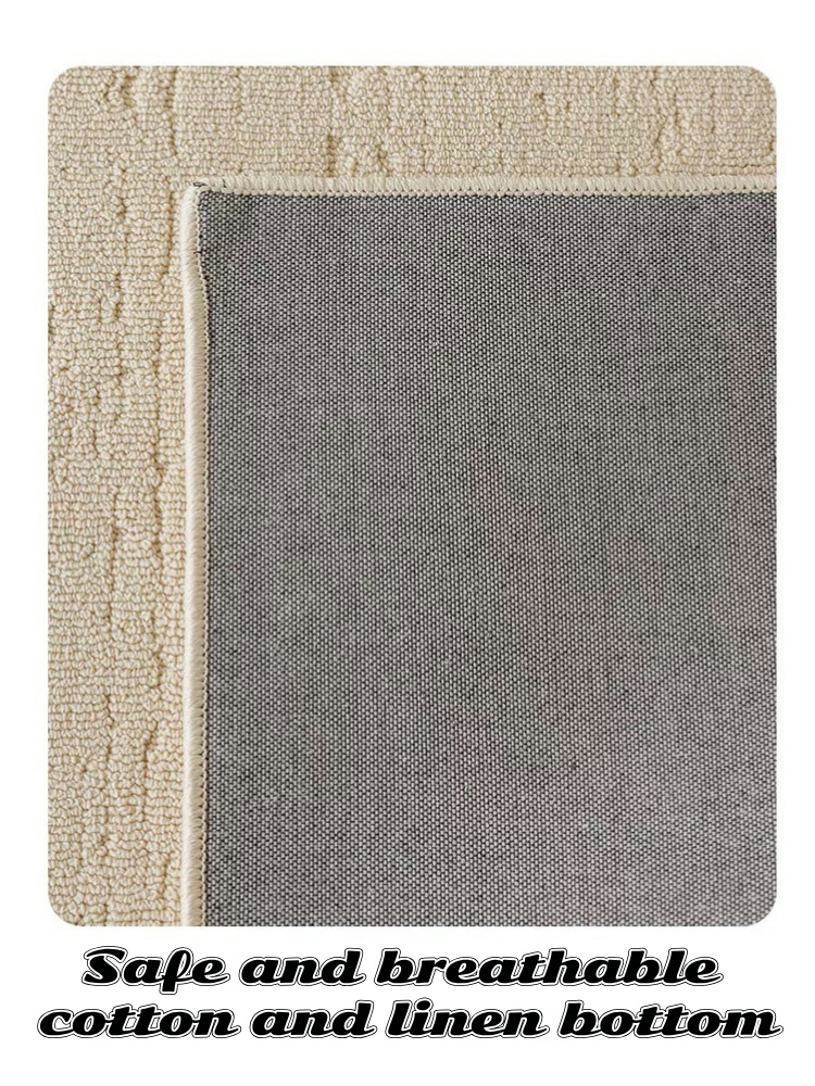 High quality carpet for bedroom,Diatom filament material,cream colored ...