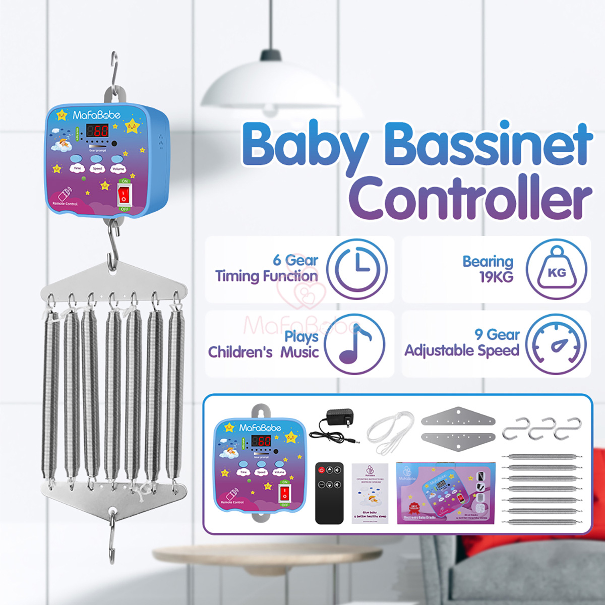 Mafababe Electric Duyan For Baby Electronic Baby Cradle Electric Cradle ...