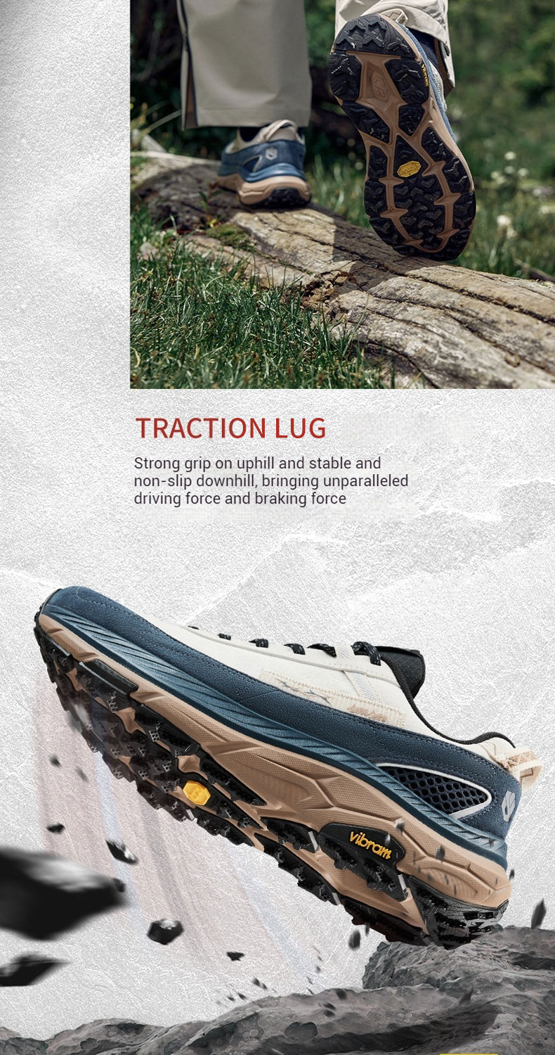 Qiaodan Mountain God 2 Lite Man Running Shoes Vibram Trail Hiking Slip ...