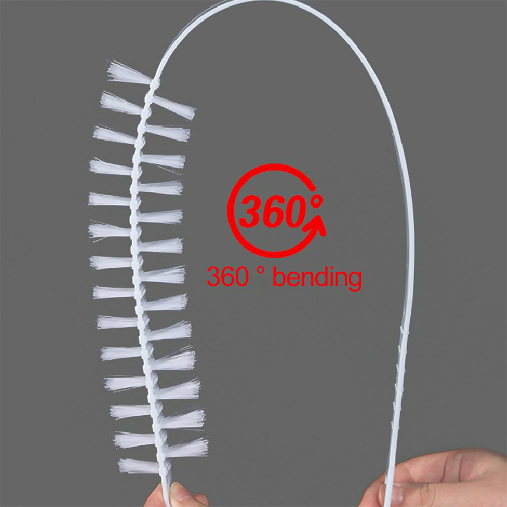 Rolling Washing Machine Long Handle Cleaning Brush Dryer Brush Sewer ...