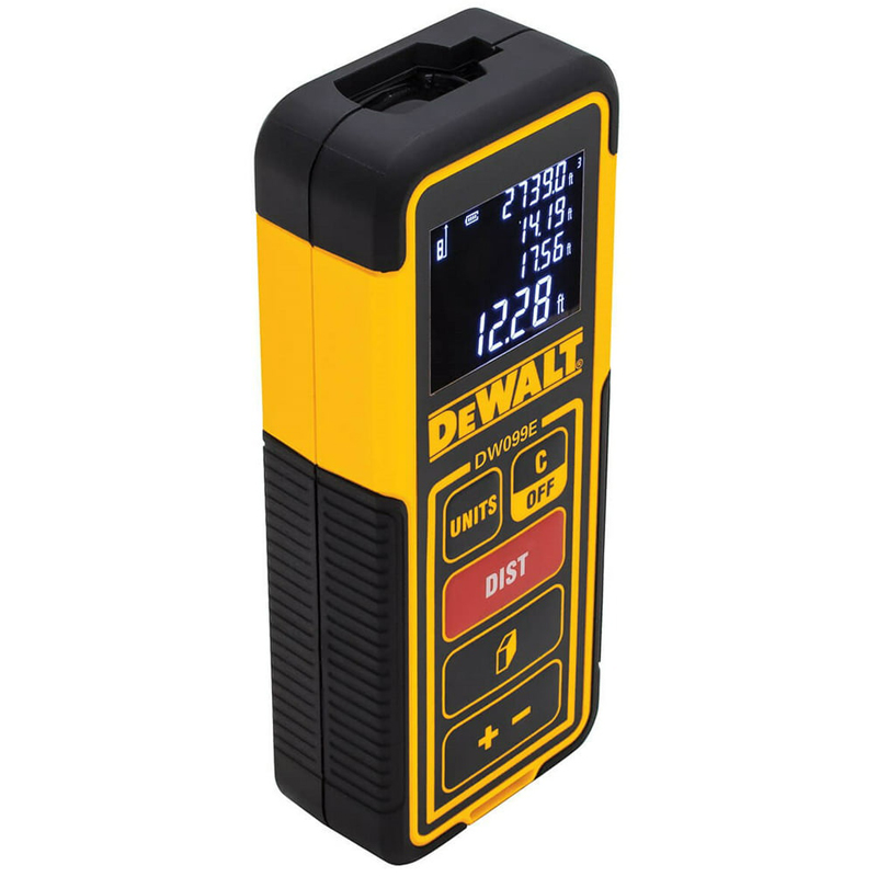 DEWALT DW099E-KR 100 Foot Durable Laser Distance Measuring Instrument ...